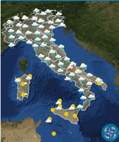Questione della decisione: Situazione meteo in Italia e previsioni di ...