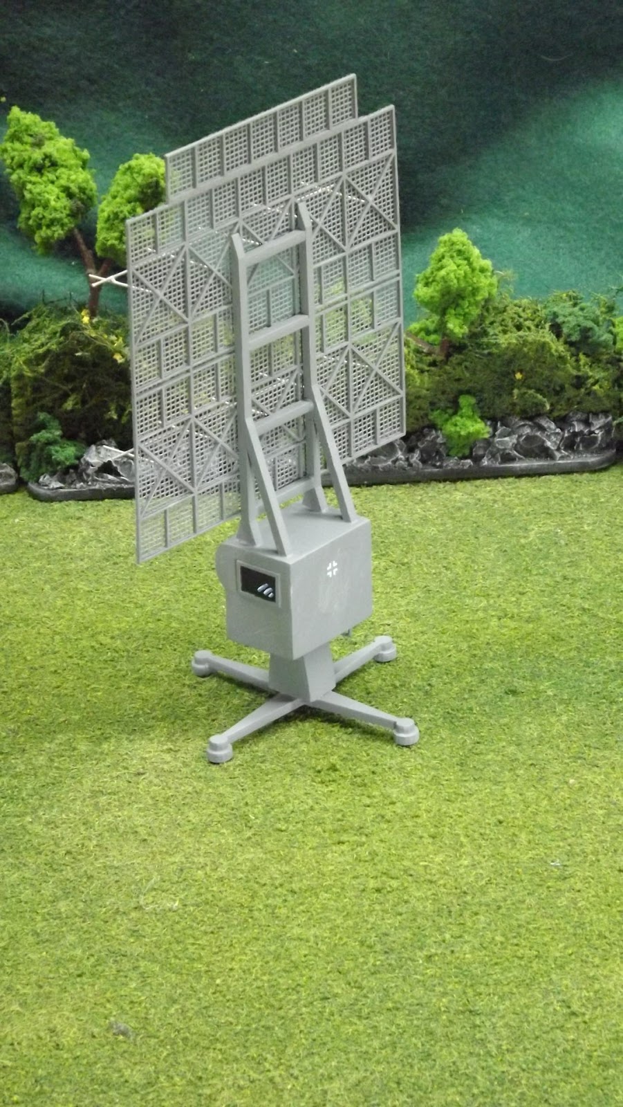 AJ's Wargaming Blog: 28mm WWII German Limber Freya Radar Terrain Piece