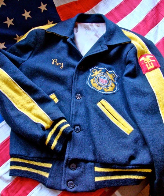 RIVETED: 1940'S US COAST GUARD SOUVENIR JACKET