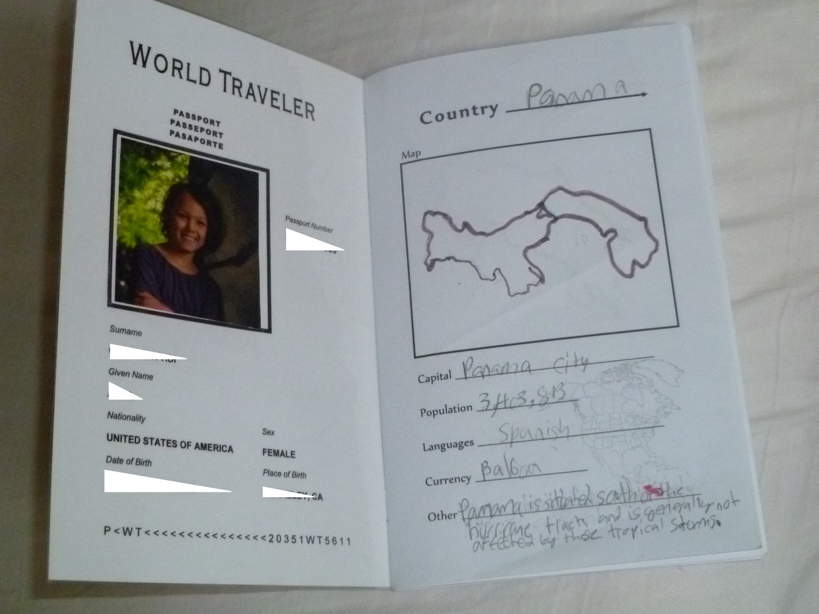 Noor Janan Homeschool: Passport to World Travel