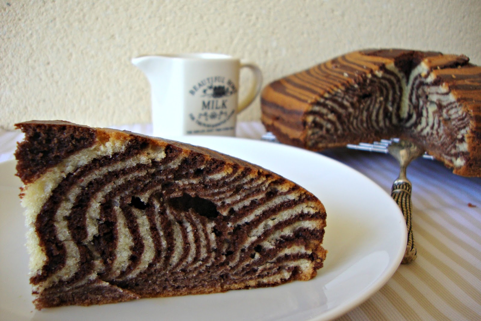 AZÚCAR Y SAL en tu cocina.: ZEBRA CAKE (PASTEL CEBRA)