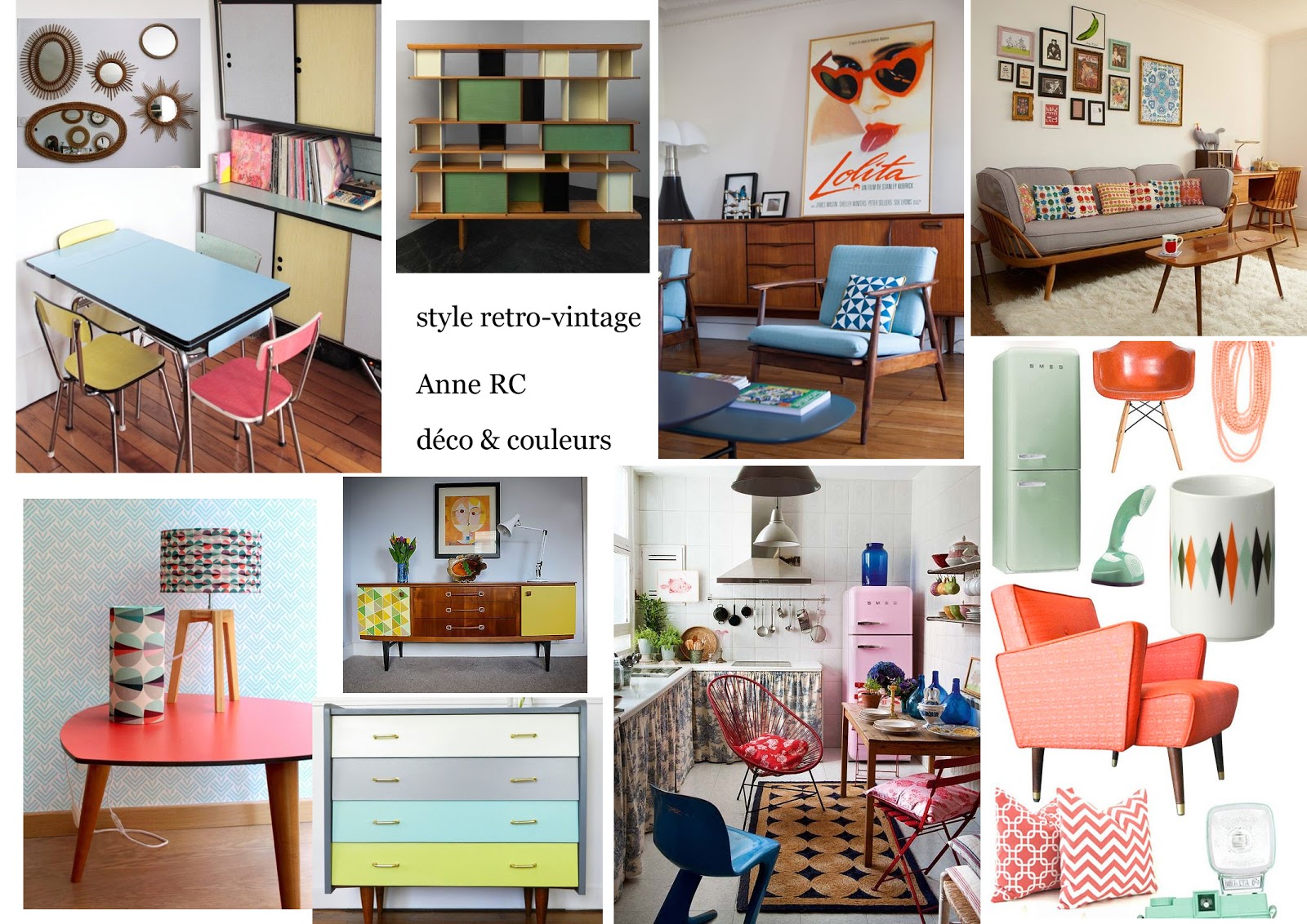 CDECO and co : MOON BOARD D' AMBIANCE RETRO VINTAGE