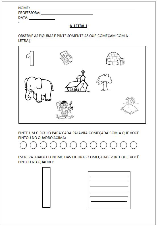 Figuras con la letra i - Imagui