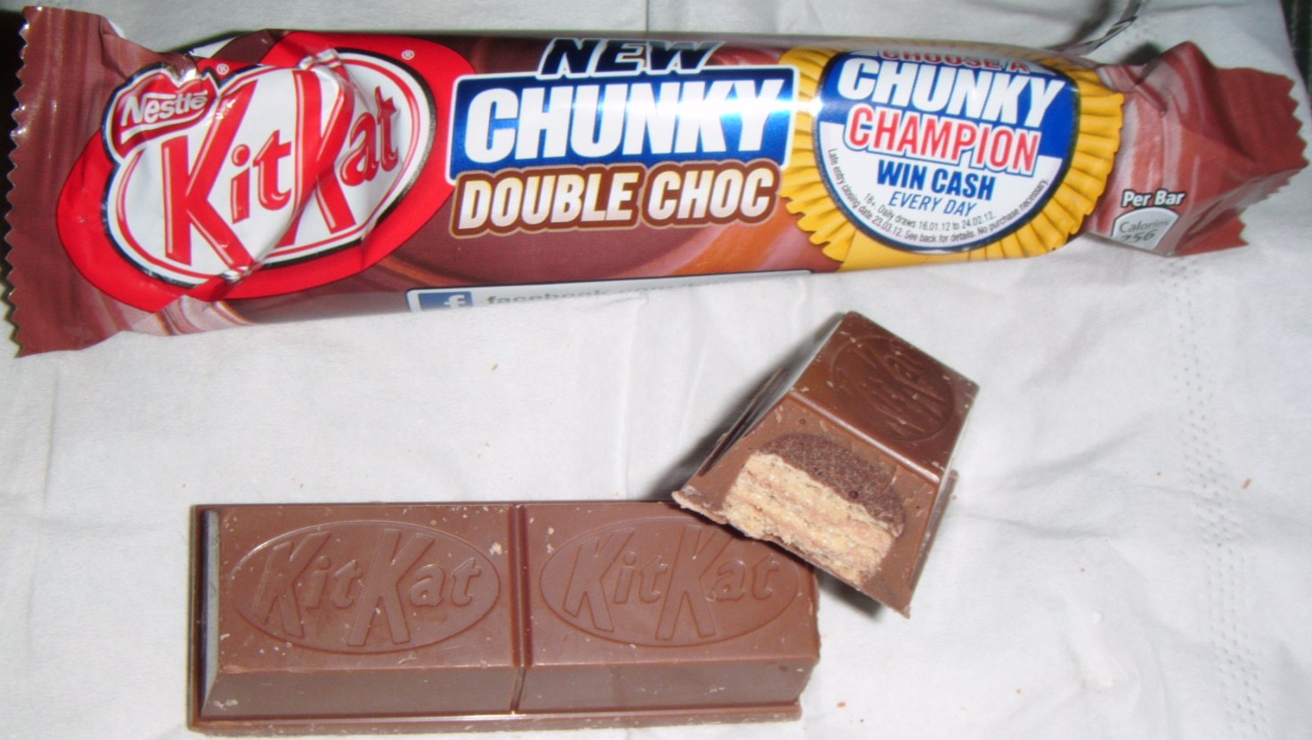 FOODSTUFF FINDS: Kit Kat Chunky Double Choc (By @Cinabar)