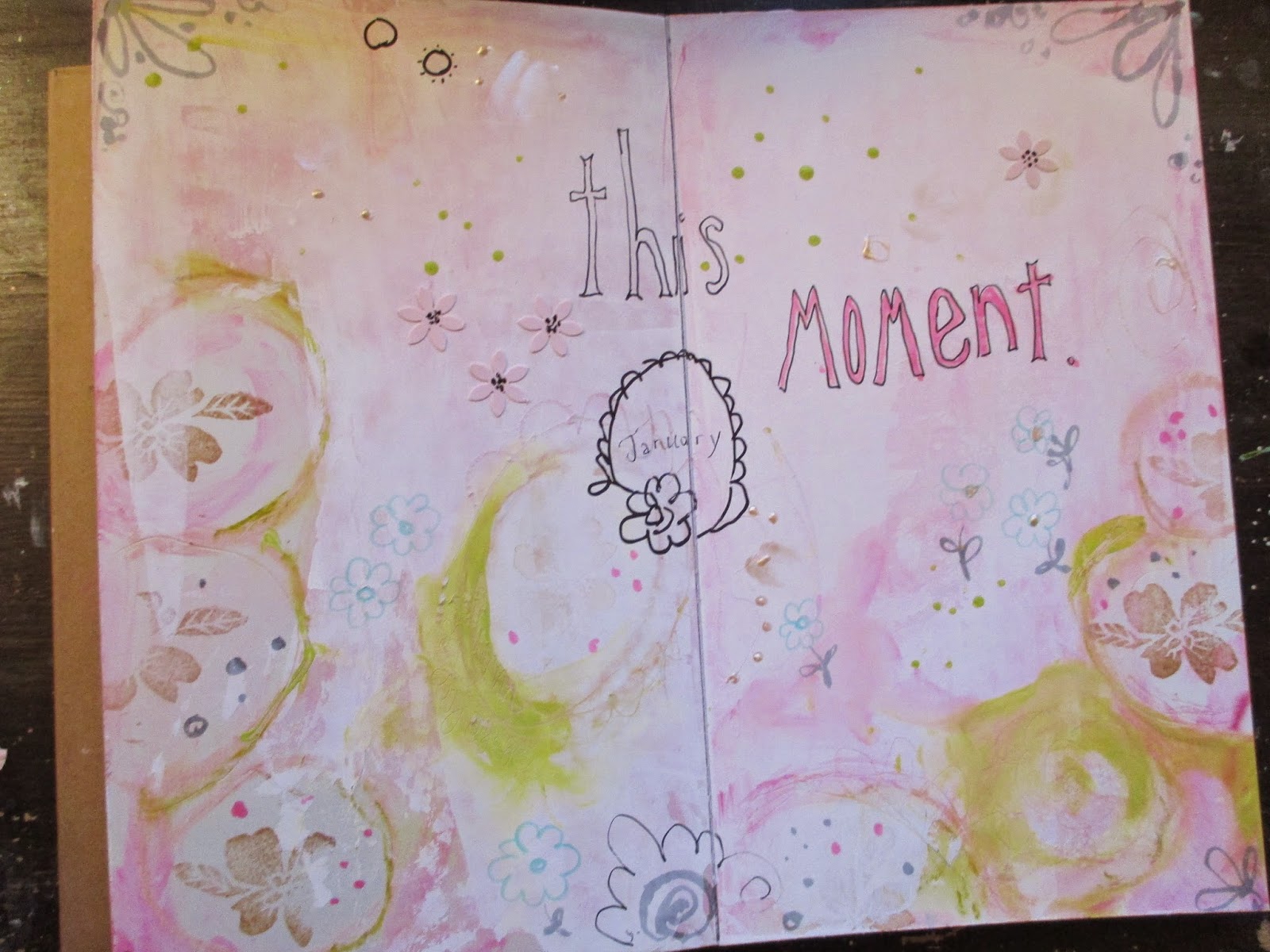 The Painted Flower: some painted pages...