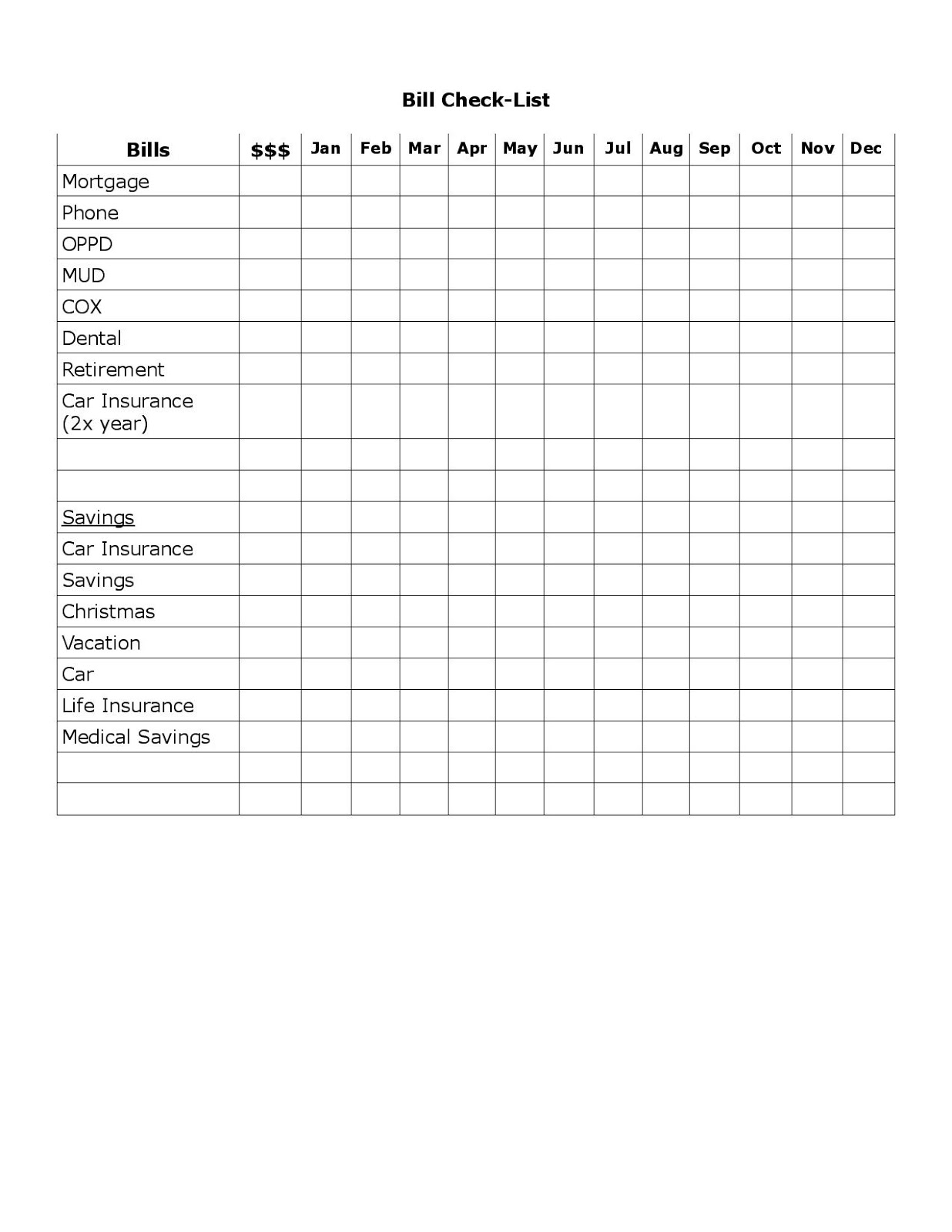 The Merrill Project: Free Budgeting Worksheets