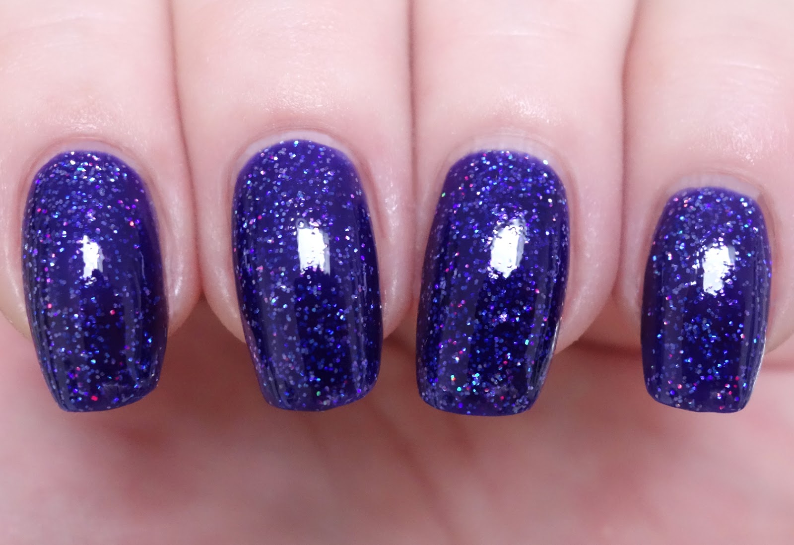 Lacquer Slacker Liz: Painted Polish Holo Haze