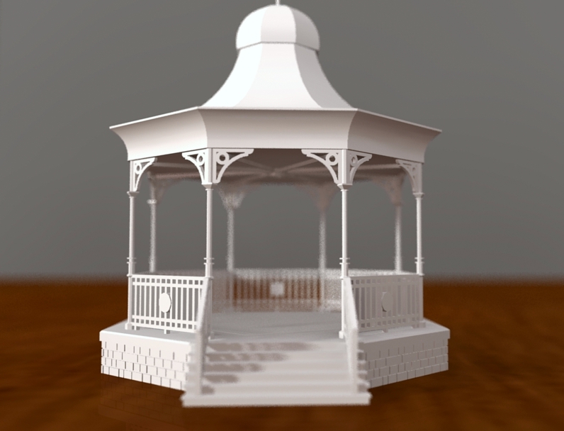 Nathan Edmunds: Bandstand (1:76 scale)