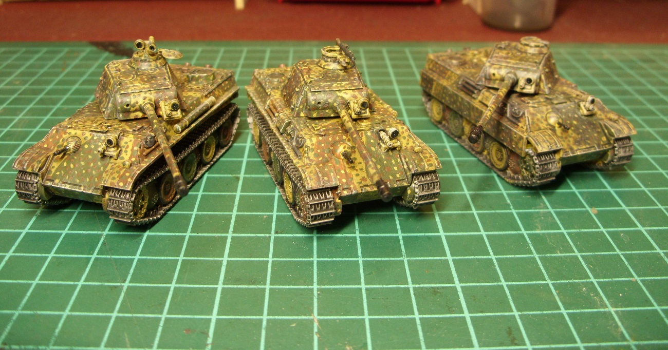 WORLD WAR 2 MODELZONE: 15mm Nightfighting Panthers and some 3D printed ...