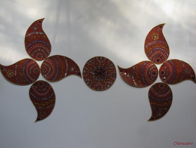 Chitrasutra: Crafturday Creative Mess 8 - Reusable Rangoli