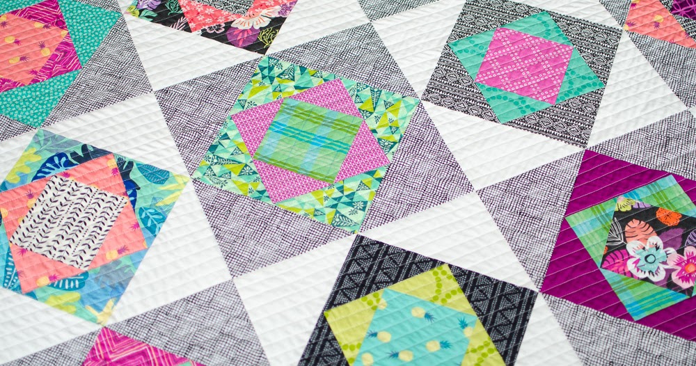 Hyacinth Quilt Designs: Economy Block Quilt