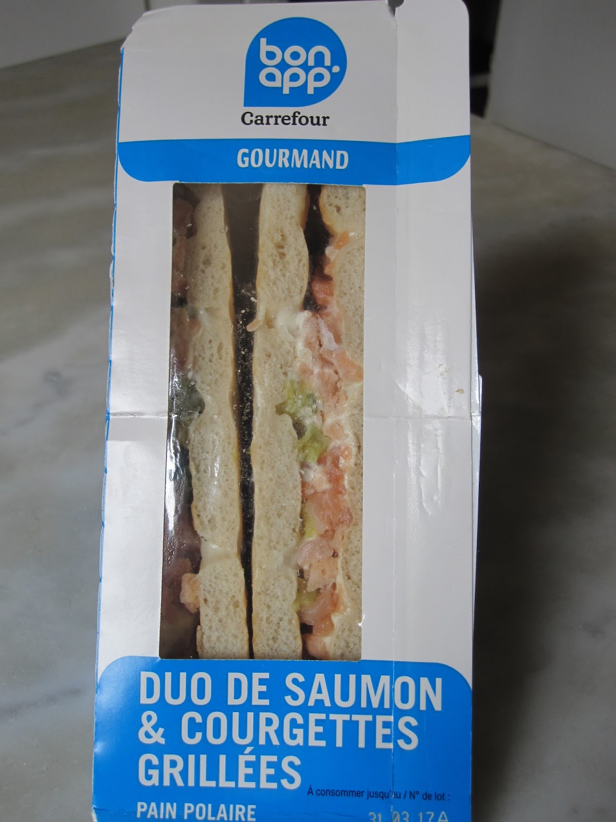 Suggestion de Présentation: Sandwich Duo de saumon et courgettes ...