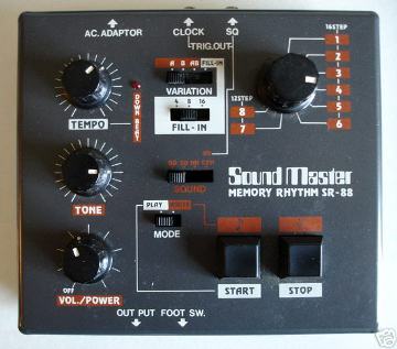 Retro Synth Ads: Sound Master Memory Rhythm SR-88, Keyboard 1982