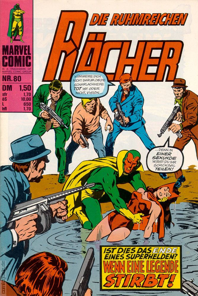 TALES FROM THE KRYPTONIAN: More of those old german Marvel comics