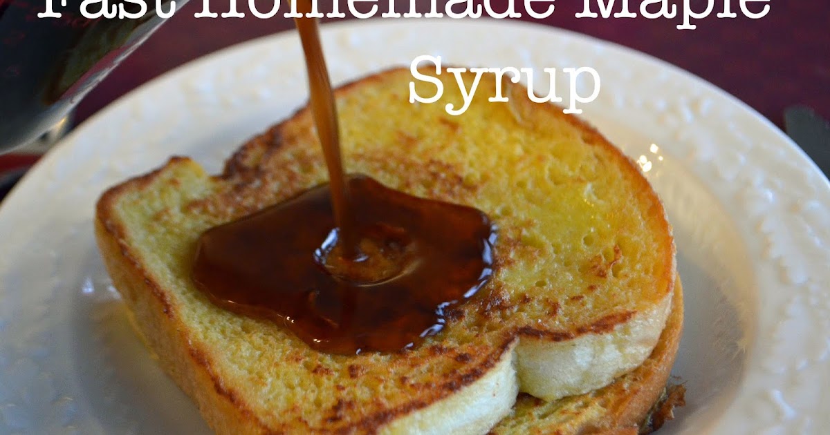 Frieda Loves Bread: FAST Homemade Maple Syrup