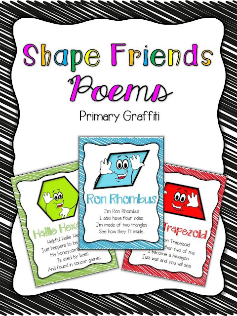 Primary Graffiti: Shape Friends (Posters and Poems)