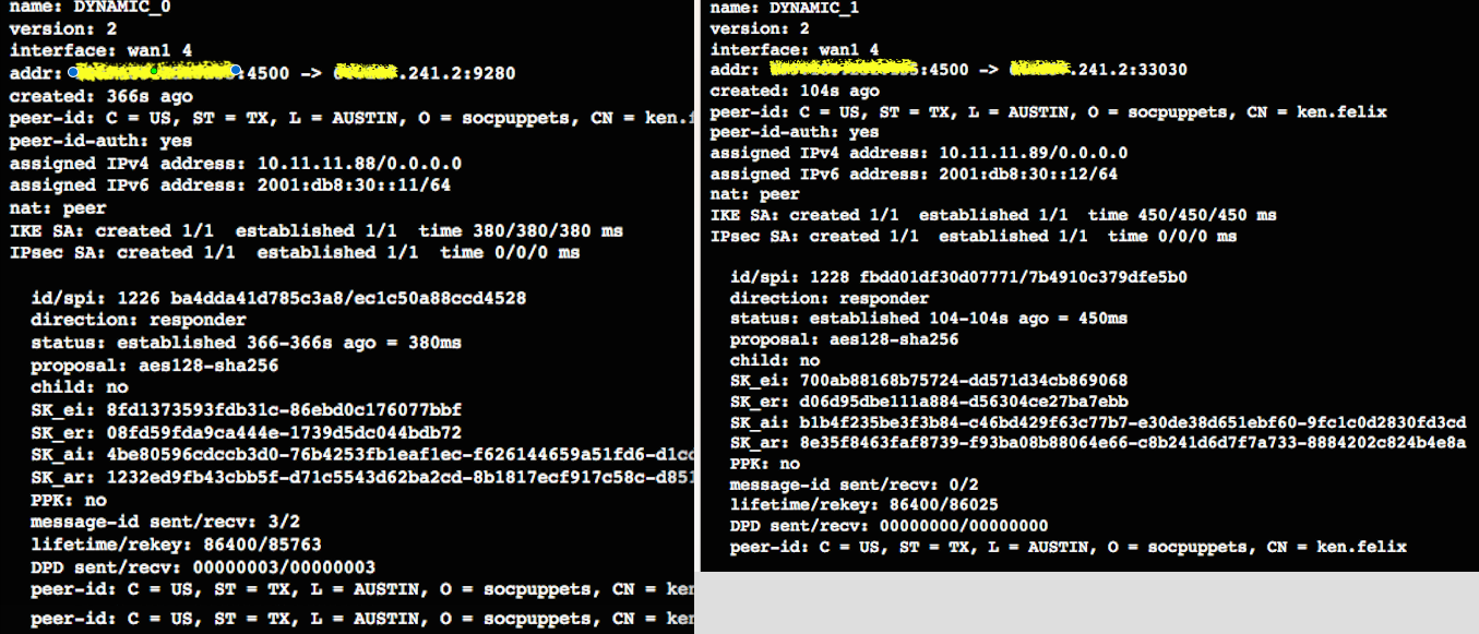 Ken Felix Security Blog: Strongswan DYNAMIC vpnclient fortiOS IKEv2