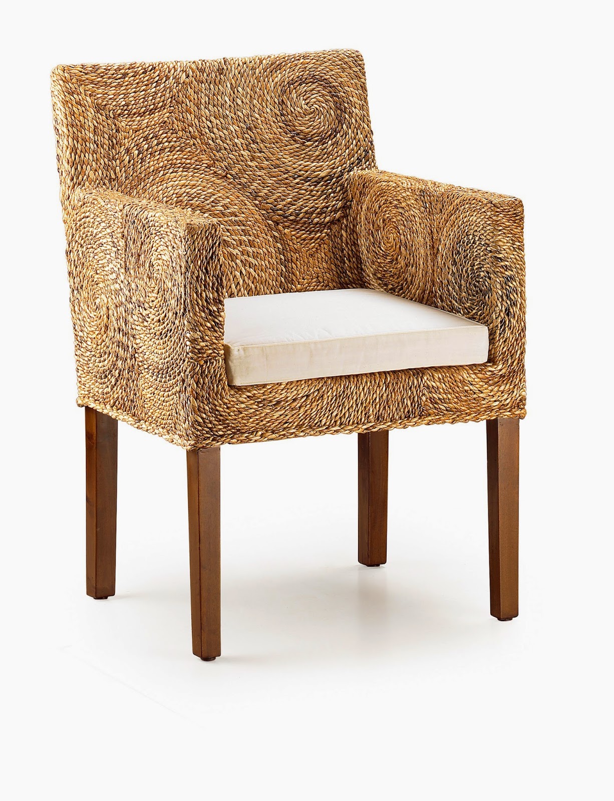 Muebles de Comedor: 4 SILLAS DE RATTAN PARA UN COMEDOR COLONIAL