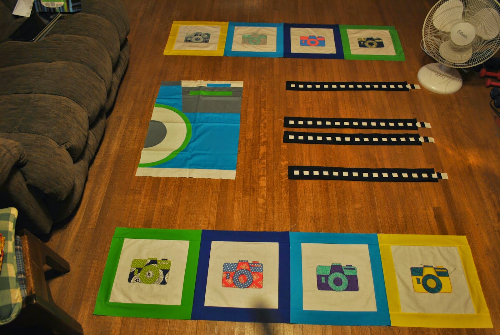 The Iron & Needle: The Camera Quilt