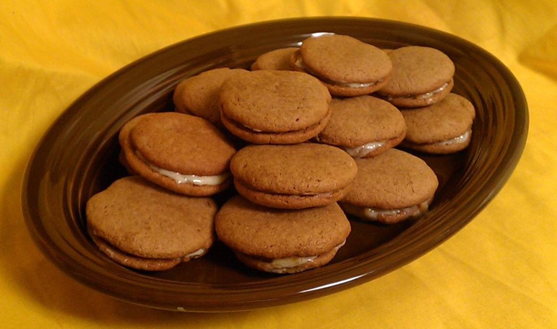 Kissing the Cook: Bocce Ball Cookies (Almond Butter Sandwich Cookies ...