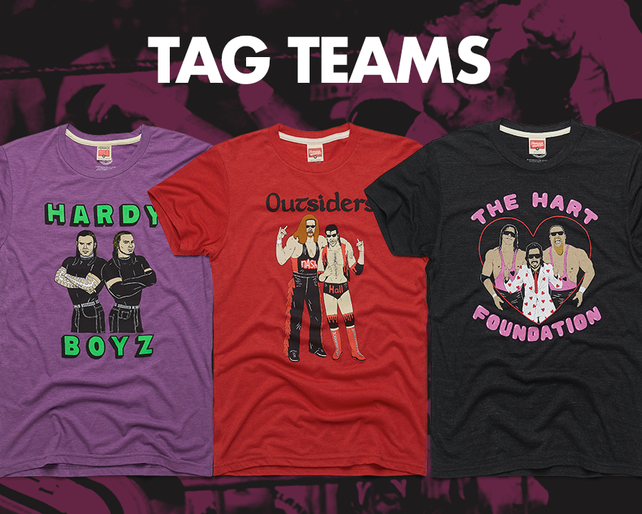 The Blot Says...: WWE Tag Team T-Shirt Collection by HOMAGE