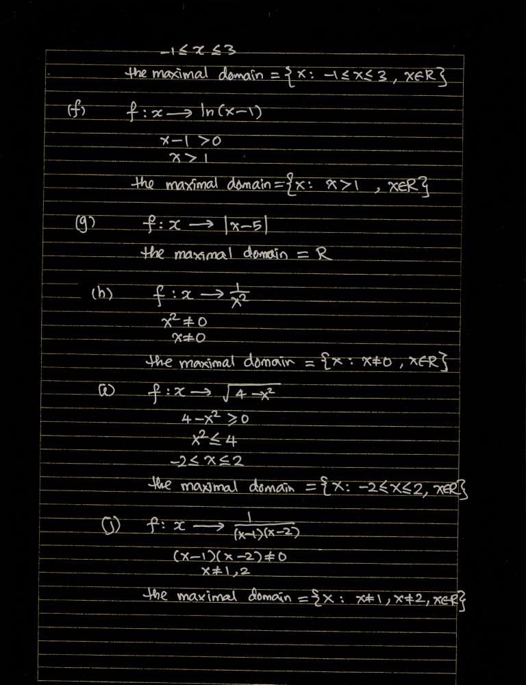 MATHEMATICS T STPM: FUNCTIONS