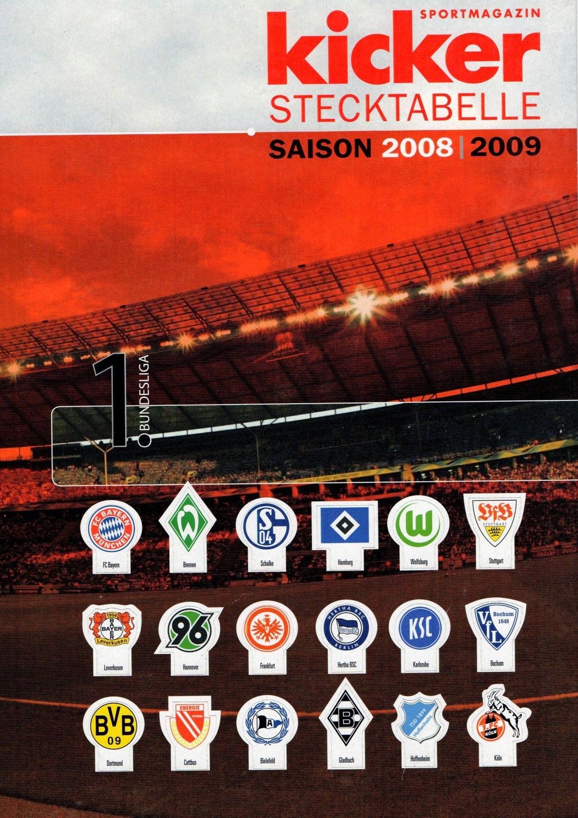 Football Cartophilic Info Exchange: Kicker magazin - Bundesliga ...