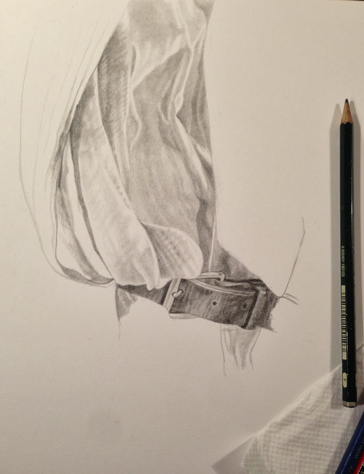 Julie Douglas, Notes from The Atelier: Cutting your cloth, pencil ...