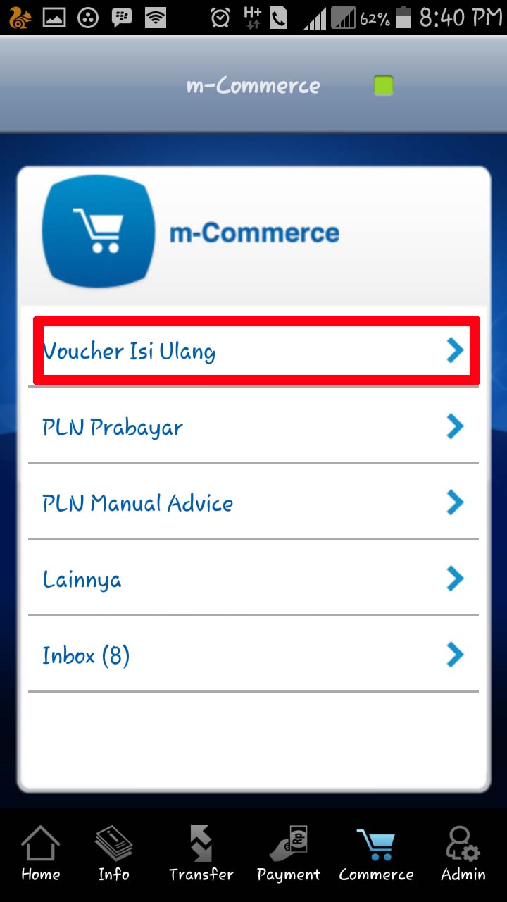 Cara beli pulsa lewat m banking bca,lengkap dengan gambar - Maraska