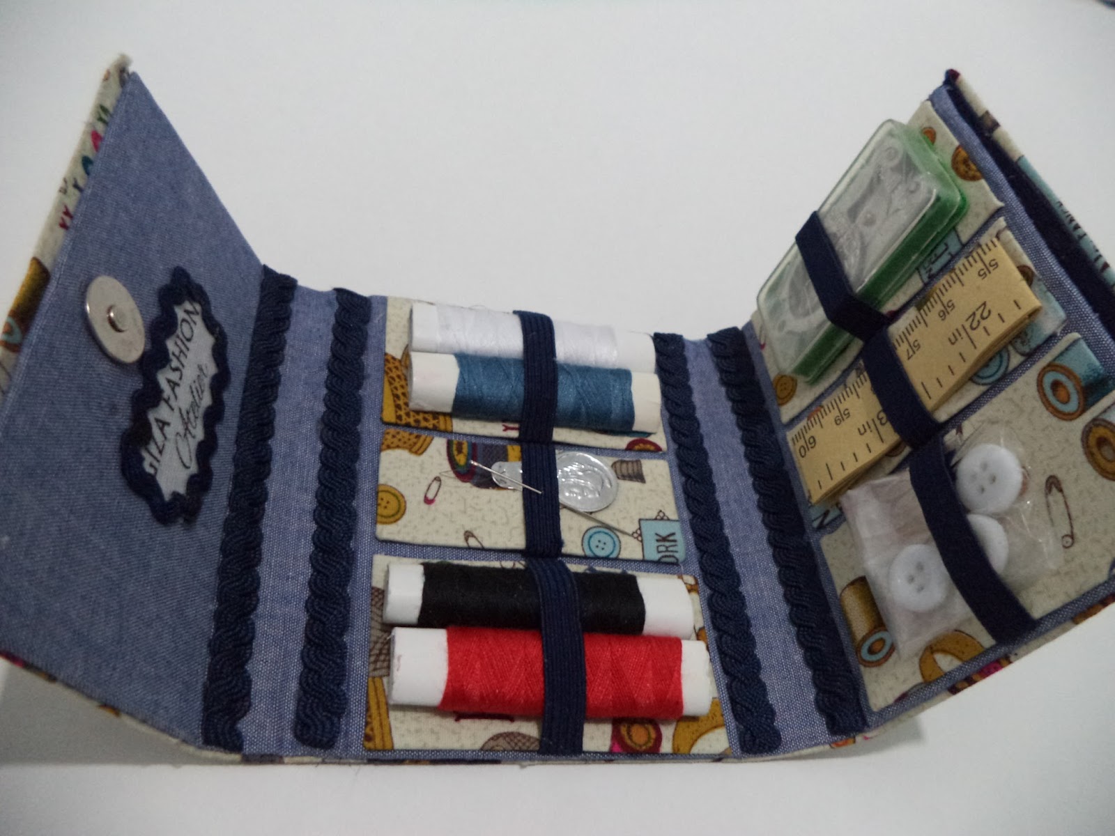 GIZA FASHION ATELIER: Porta kit costura - ideal para carregar na bolsa