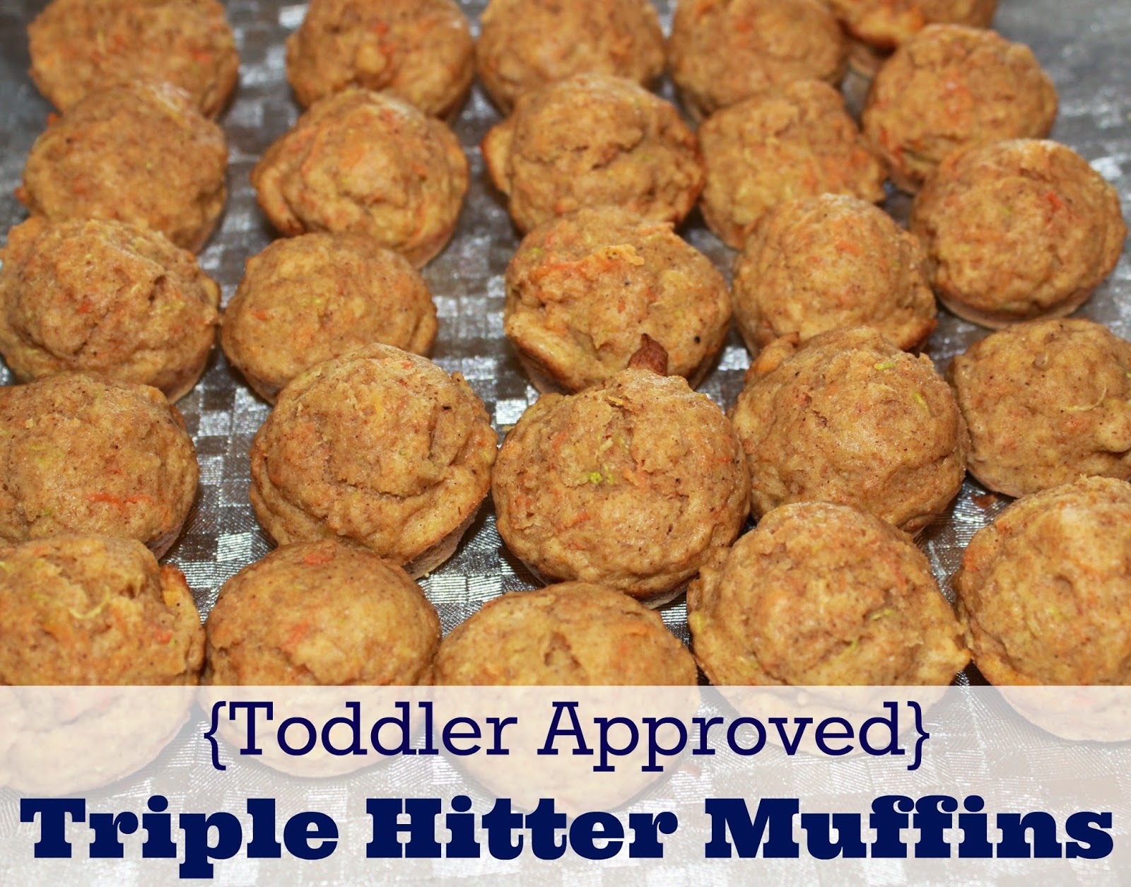 simply made with love: {Toddler Recipe} Triple Hitter Muffins