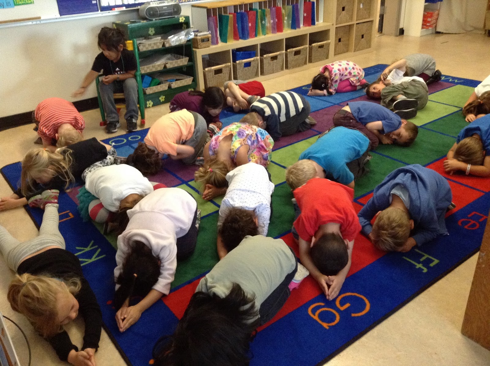 Ms Spofforth's Kindergarten: Earthquake Drill #2 and Pumpkins