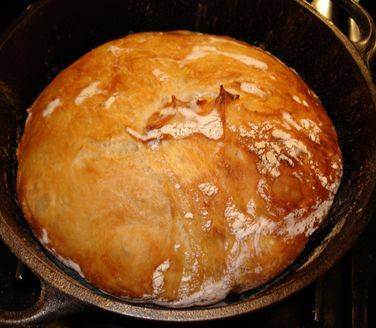 In en om die huis: Potbrood met soutvulsel