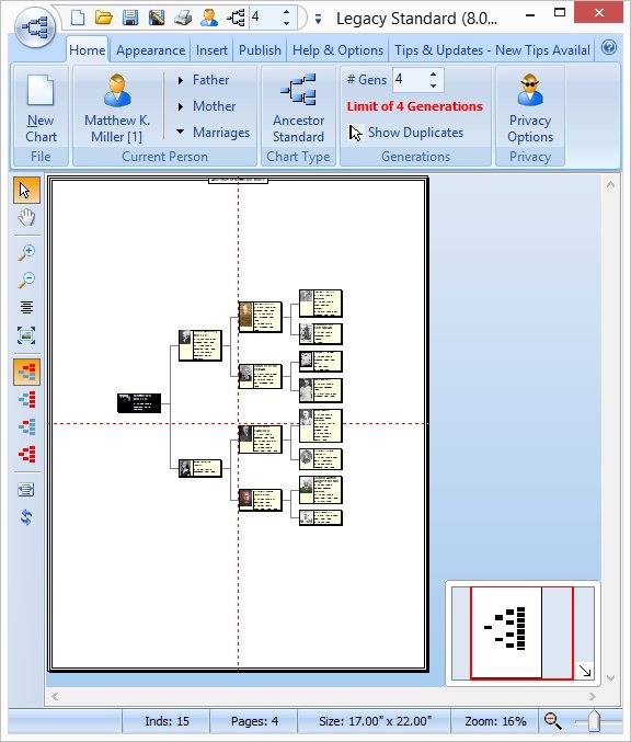 Matt's Genealogy Blog: Family Tree Chart for Wall Display