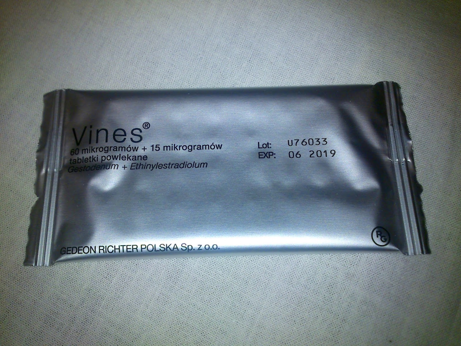 Kathy Leonia: 1805. Vines tabletki antykoncepcyjne - wrażenia po pół ...