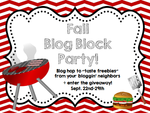 Creative Lesson Cafe: Fall Blog Block Party Freebies and Giveaway!