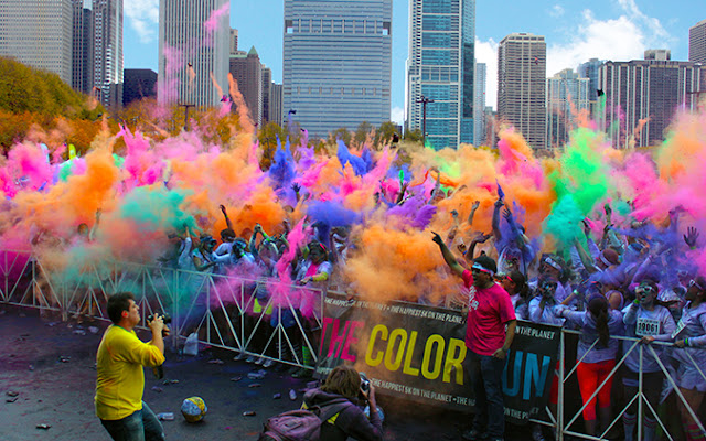 The Color Run- and a little about being healthy - Our Thrifty Ideas