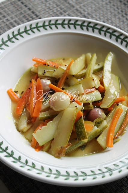 Acar Timun Masak - Azie Kitchen