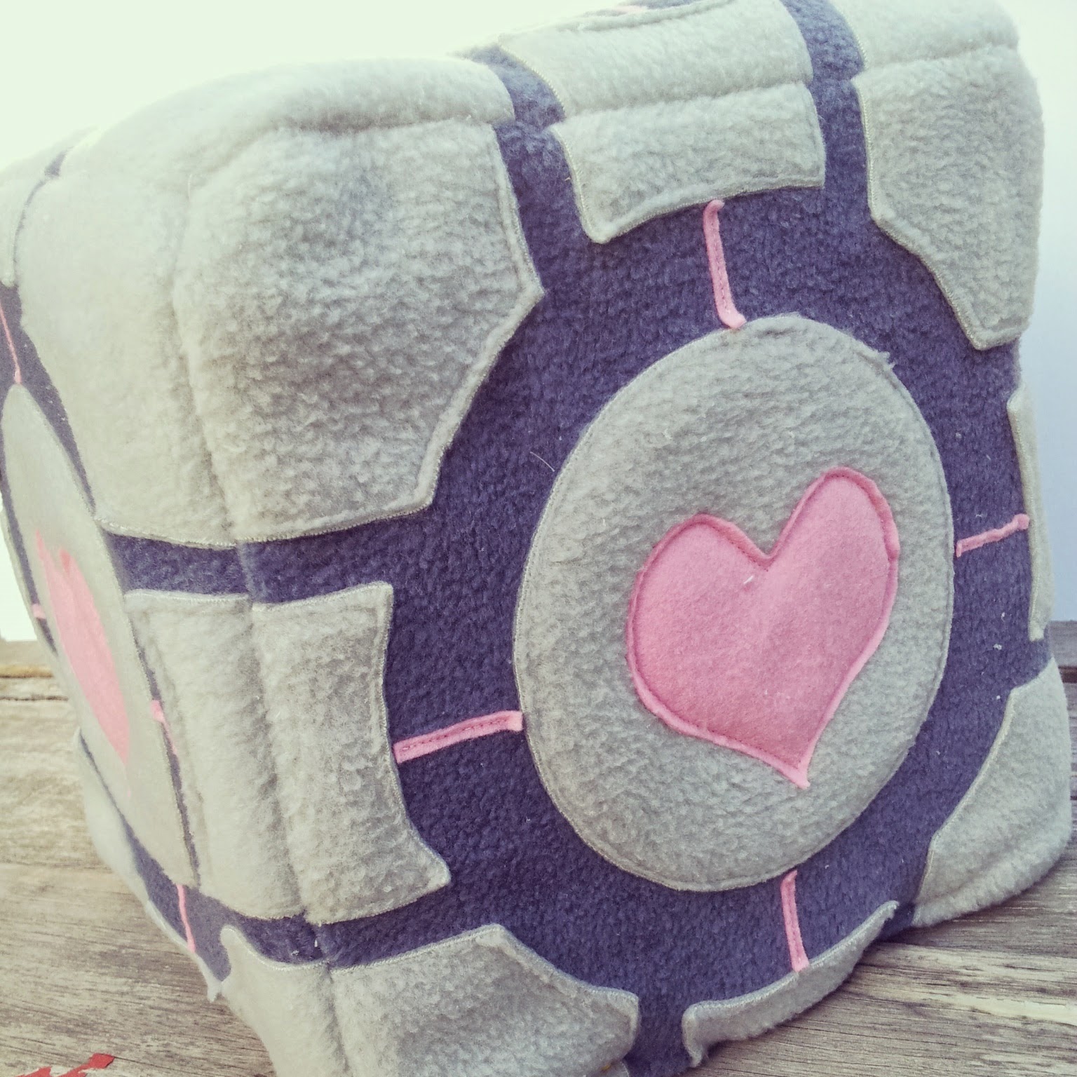 tea and craft: Companion Cube Plushie