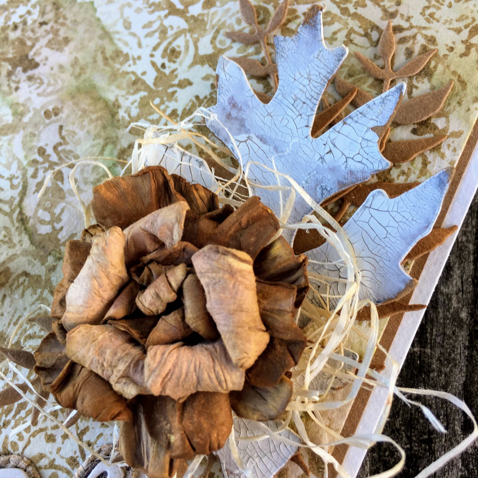 SewPaperPaint: Tim Holtz Give Thanks Neutral Fall Card