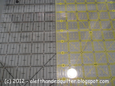 A Left-Handed Quilter: LHQ - Review - Ruler - O'LIPFA (R) Lip Edge ...