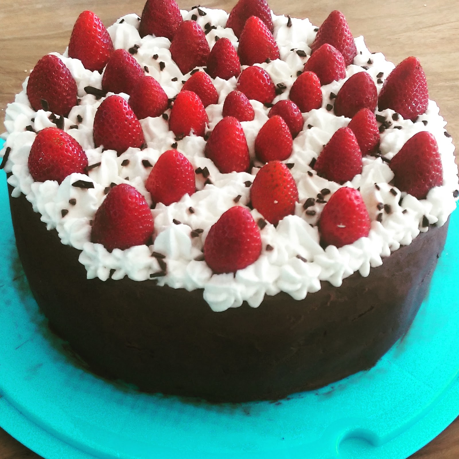 Torta ANDREA ( cioccolato panna e fragole) | My Passion's Lab