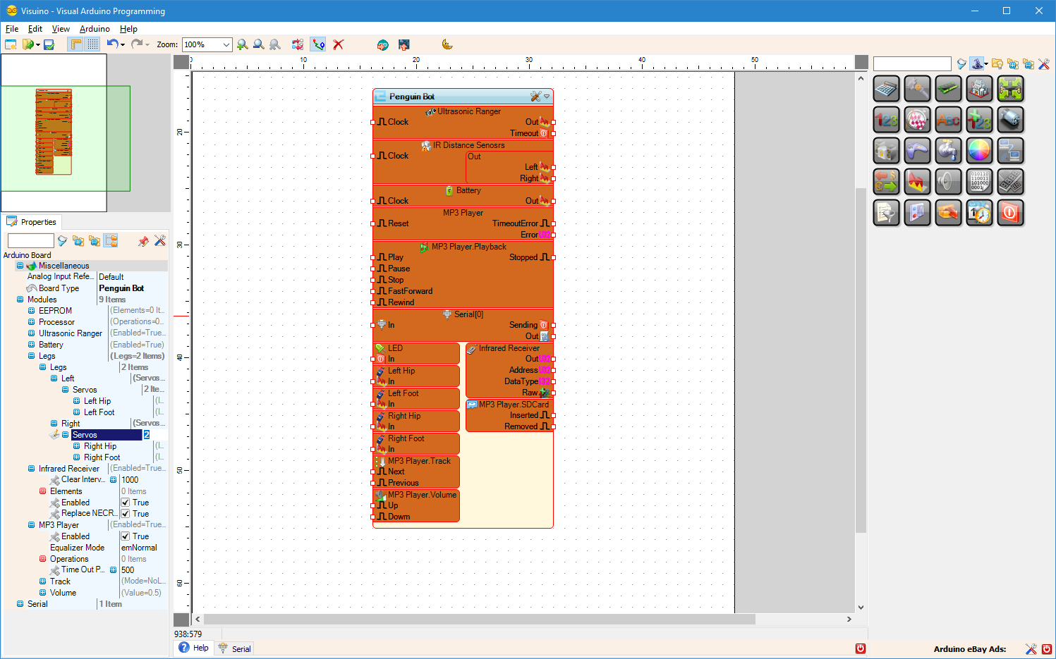 Mitov Software: Assemble Pre Production Penguin-Bot Arduino Robot KIT ...