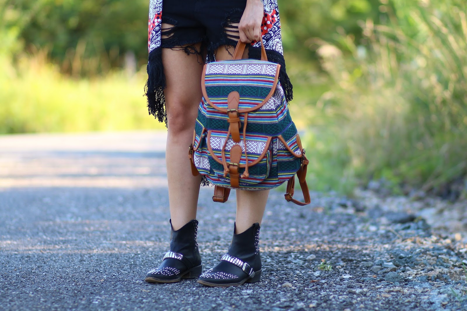 Cum obtinem o tinuta boho chic cu Outliers.ro | Sandra Bendre