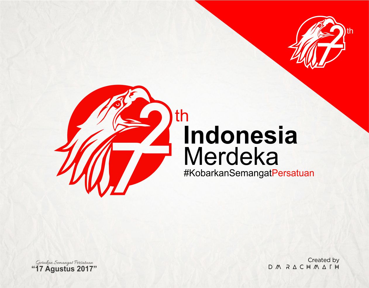 HUT RI 72 LOGO | Imahku Studio | Imahku Desain