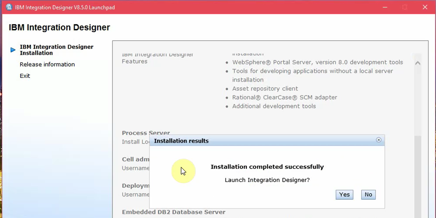 Installing IBM Integration Designer v8.5.7