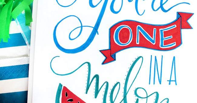 Eye Candy Creative Studio: ART PRINT :: You're One in a Melon