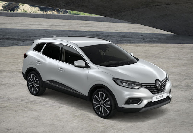 Renault Kadjar Restylé (2018 à 2022) - Couleurs, code peinture