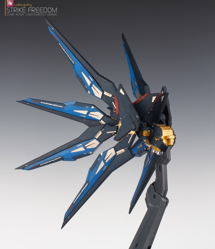 GUNDAM GUY: PG 1/60 Strike Freedom Gundam - Painted Build