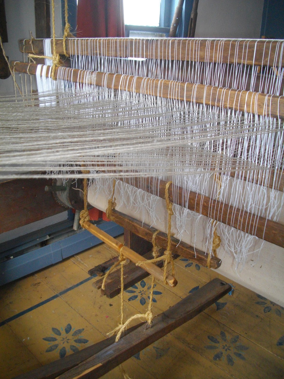 Reggie the Potter... and Tape Loom Weaver: Weaving My First Rug!....Big ...